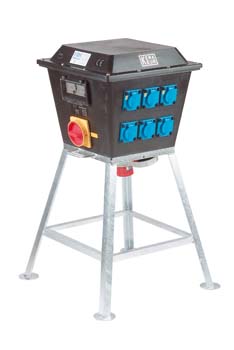 Solid rubber distribution box 125A B2B Midi High - Bos Elektro Hilversum