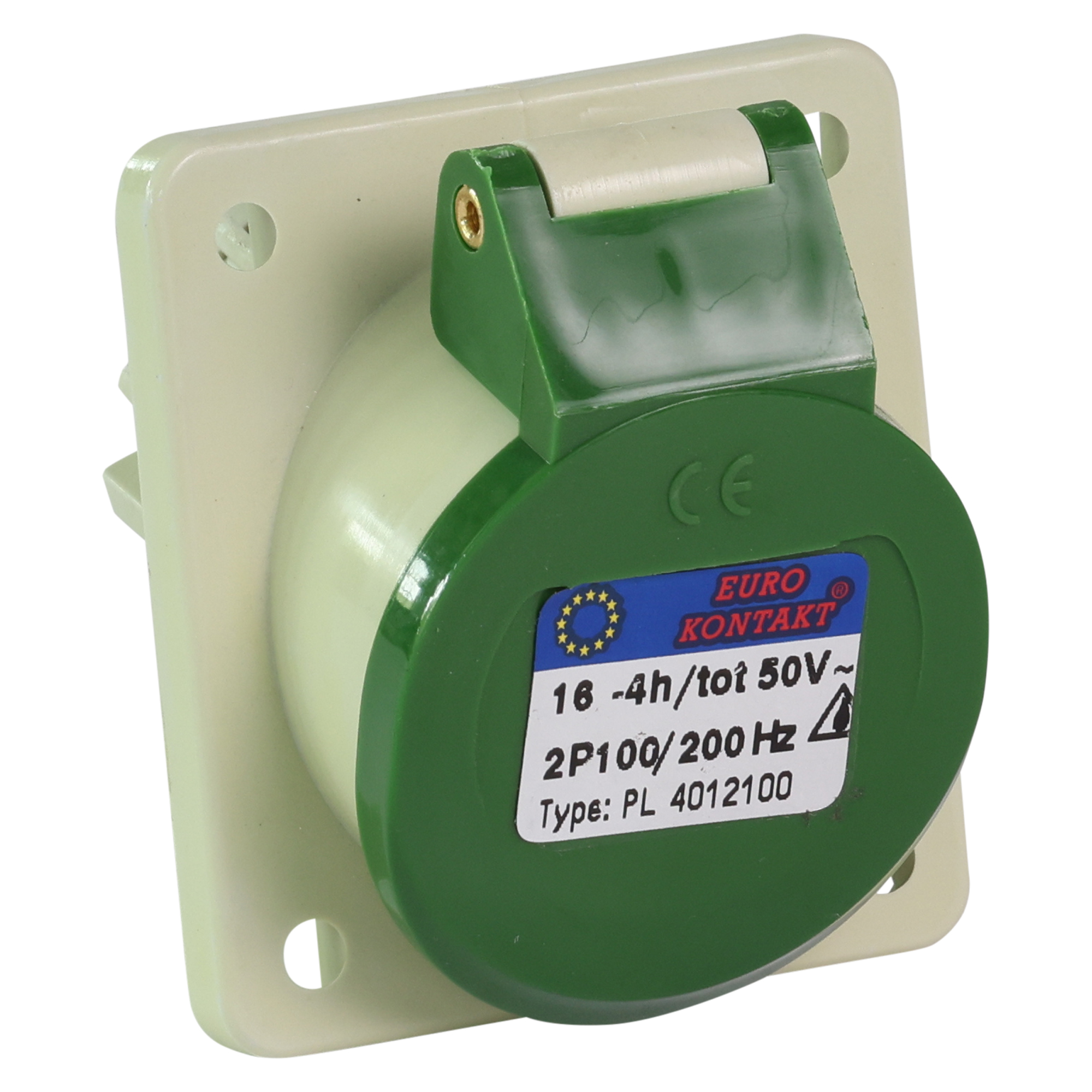 Eurokontakt® Flush-mounted socket 2p. 16A 50V IP44 - Bos Elektro Hilversum